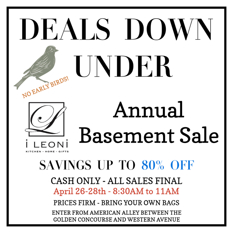 Our Basement Sale is Back! – i Leoni