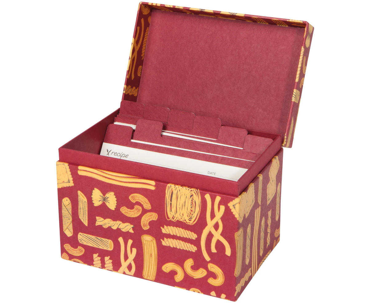 Buona Pasta Recipe Card Box – i Leoni
