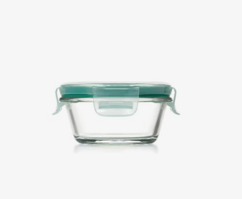1 Cup Smart Seal Glass Round Container – i Leoni
